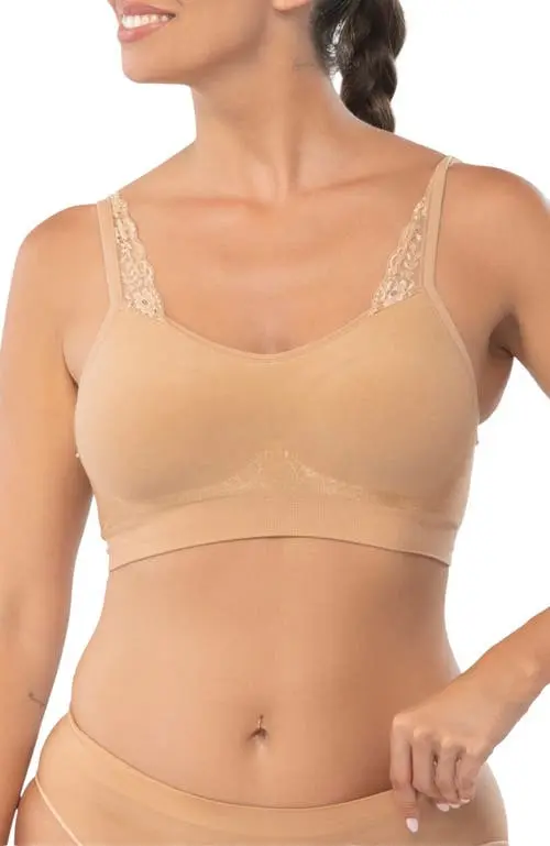 UNDEROUTFIT Lace Bra - Coffee