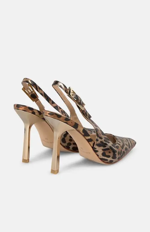 ALMA EN PENA Slingback Heeled Shoes - Camel