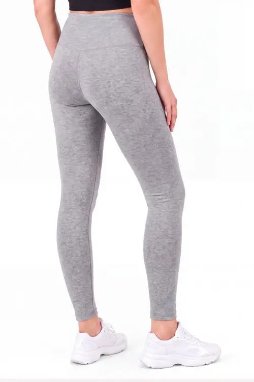 MENINA STEP High Waist Yoga Leggings - Gray