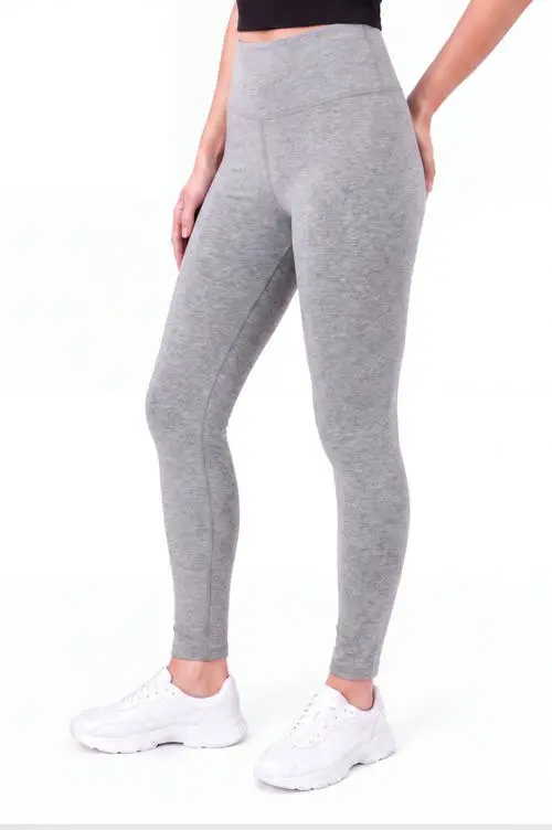 MENINA STEP High Waist Yoga Leggings - Gray