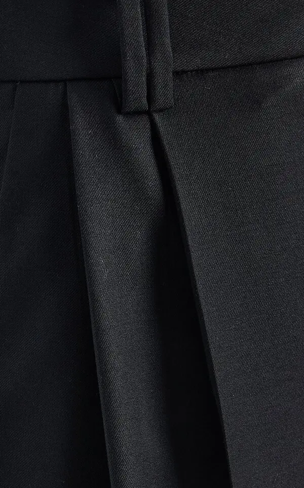 KALLMEYER Fatima Wide-leg Wool-blend Tuxedo Pants