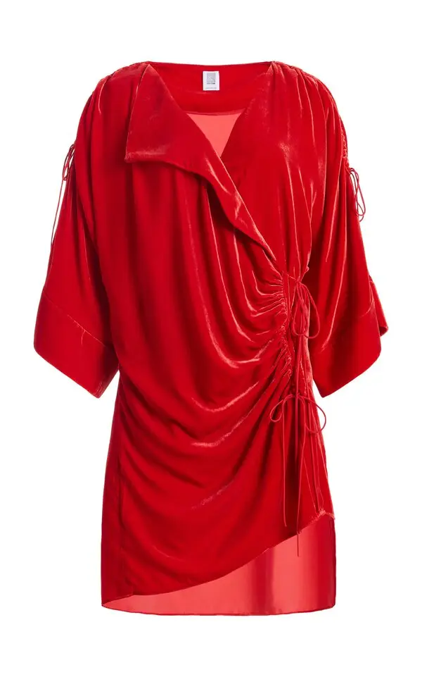 Rosie Assoulin No Strings Attached Mini Dress