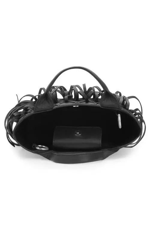 BEHNO Katrina Mini Fringe Leather Tote