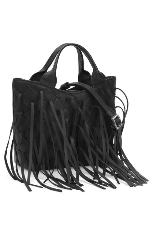 BEHNO Katrina Mini Fringe Leather Tote