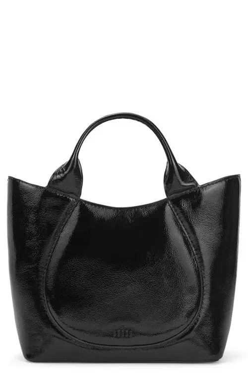 BEHNO Katrina Mini Crinkled Leather Tote