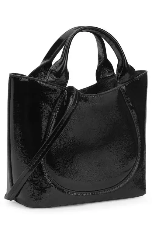 BEHNO Katrina Mini Crinkled Leather Tote