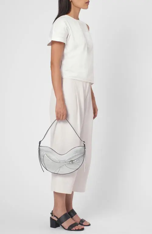 BEHNO Melina Leather Strappy Pouchette