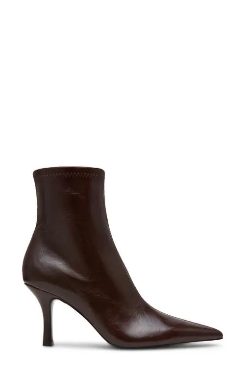Steve Madden Tashey Pointed Toe Bootie - Burgundy