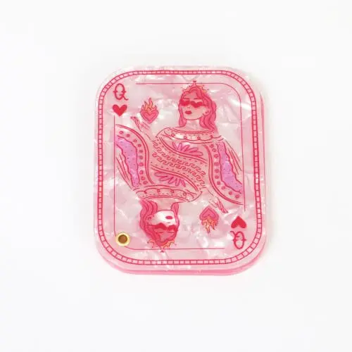 JOLLITY & CO Queen Of Hearts Compact Mirror