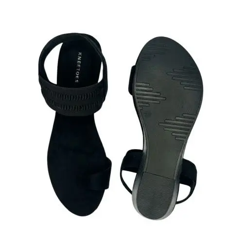 KNEETOES Amara Sandals - Black