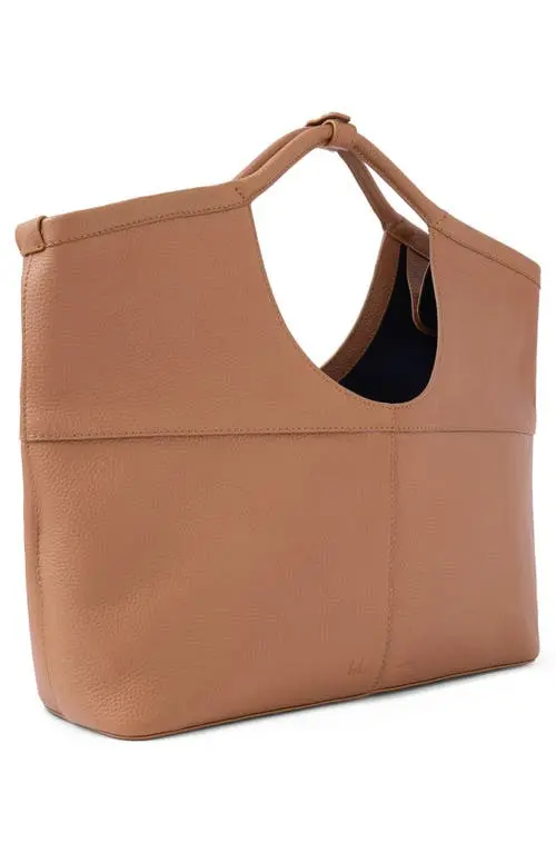 BEHNO Arendt Pebble Leather Tote - Tan