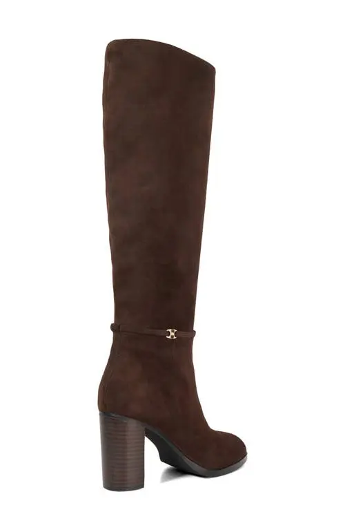 Dune London Starlling Knee High Boot - Brown
