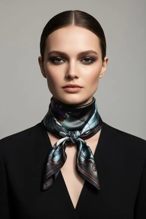 LUNAVERSOUL The Architect Of Phantoms Silk Scarf