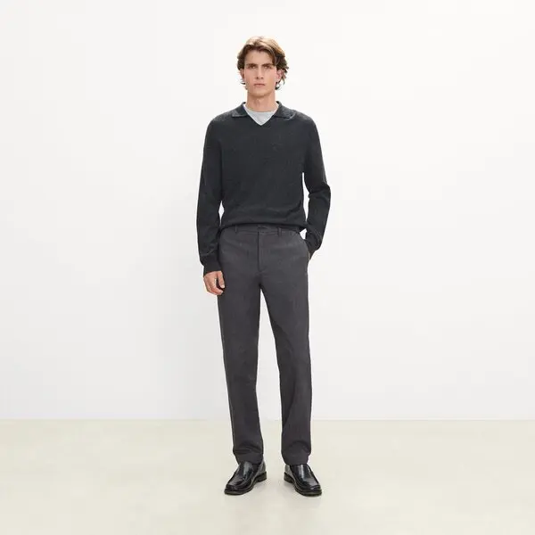 Theory Zaine Pant In Mercer Twill - Phantom Grey Multi