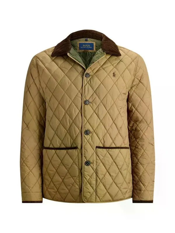 Polo Ralph Lauren Quilted Corduroy-collar Padded Jacket