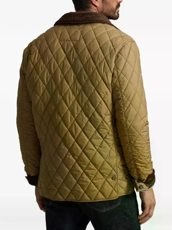 Polo Ralph Lauren Quilted Corduroy-collar Padded Jacket