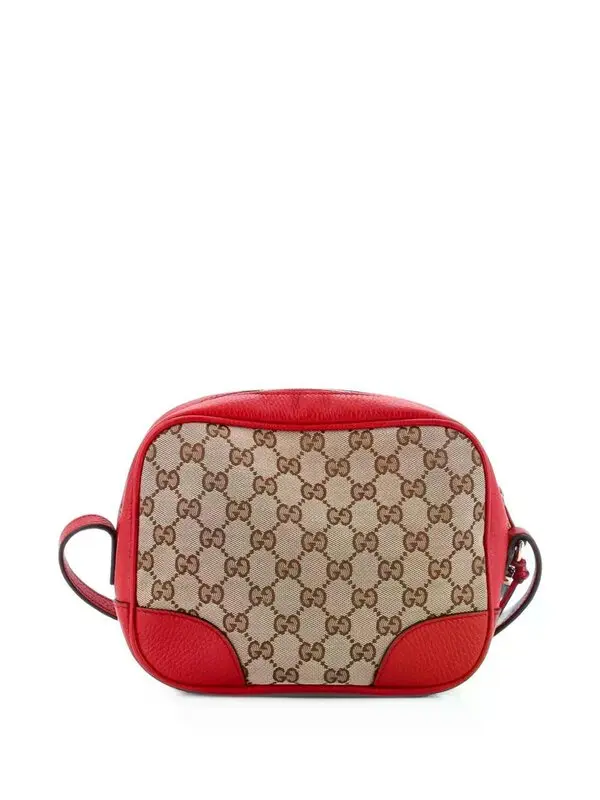 Gucci Bree Disco Gg Canvas With Leather Mini Crossbody Bag