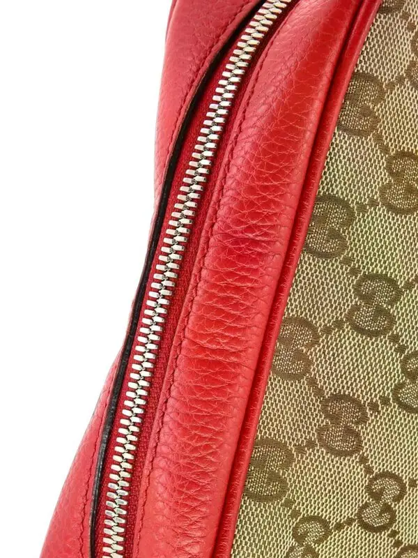 Gucci Bree Disco Gg Canvas With Leather Mini Crossbody Bag