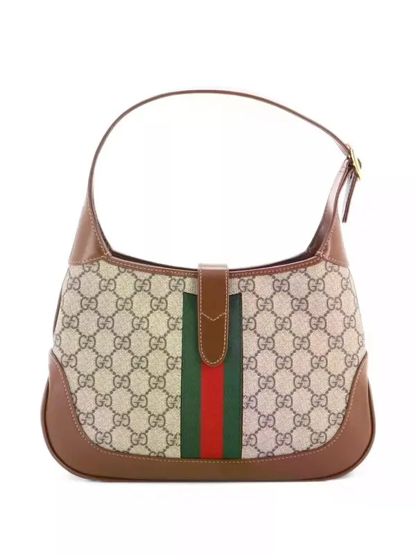 Gucci Jackie 1961 Gg Coated Canvas Small Hobo Bag