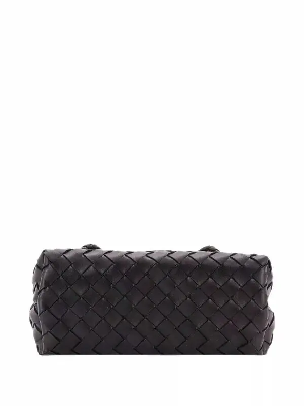 Bottega Veneta Andiamo Top Handle Bag Intrecciato Nappa Small Satchel - Black