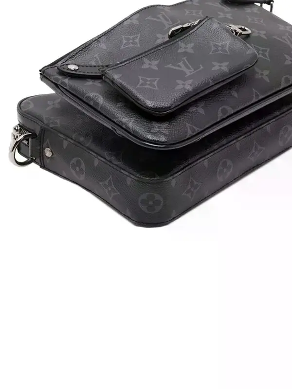 LOUIS VUITTON 2021-2026 Monogram Eclipse Trio Messenger Crossbody Bag