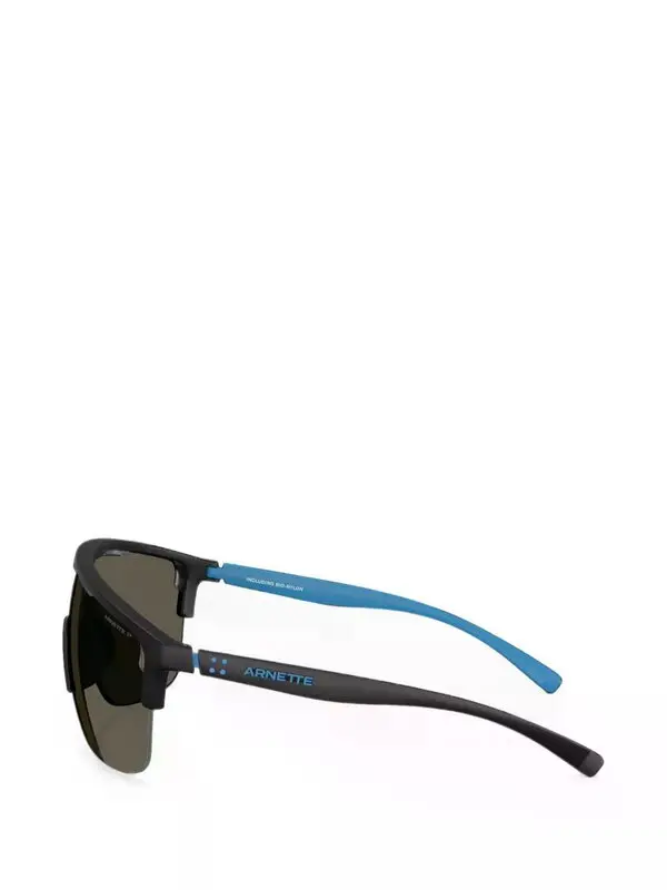 ARNETTE An4381 Oversized-frame Semi-rim Sunglasses - Black
