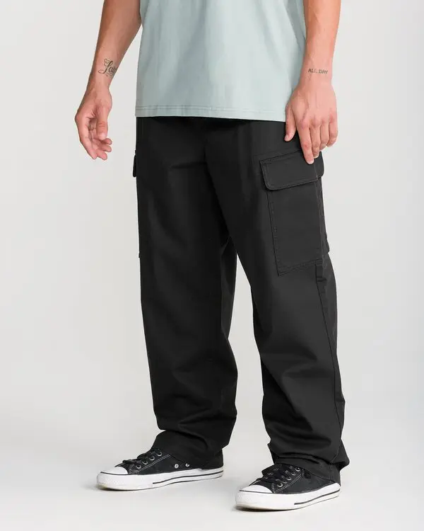 Volcom Billow Tapered Elastic Waist Cargo Pants