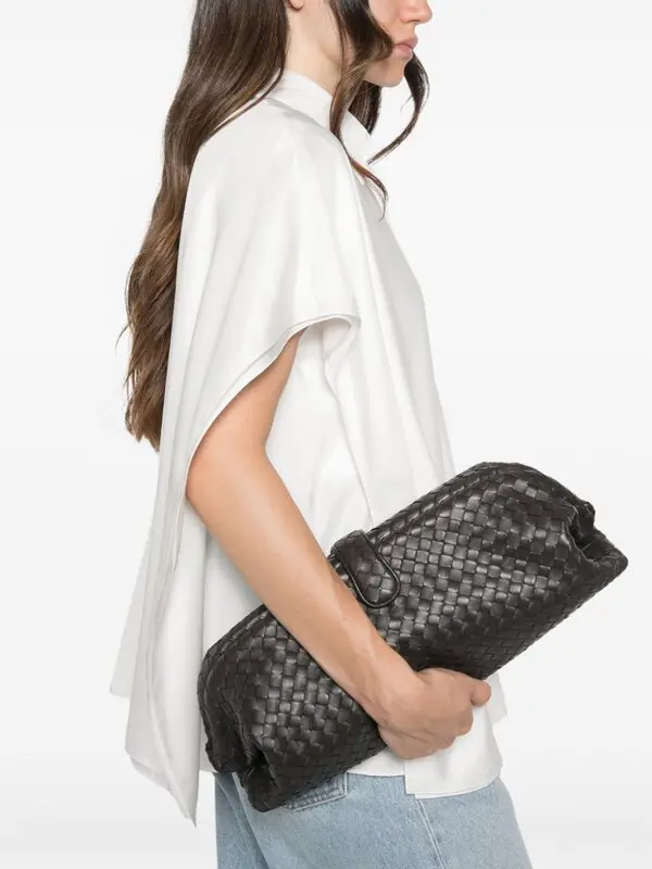 Bottega Veneta Lauren 1979 Leather Clutch