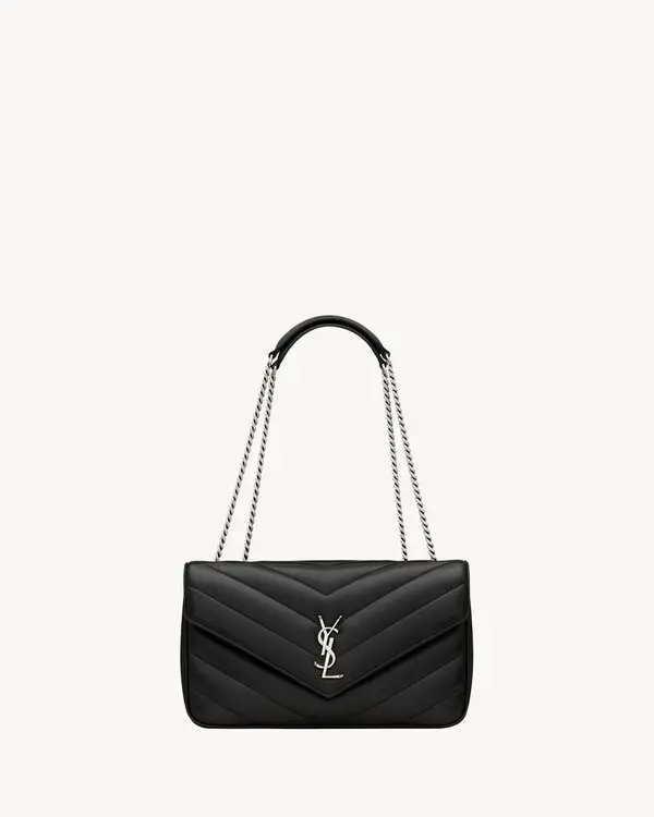 Saint Laurent Loulou Medium In Matelassé Lambskin