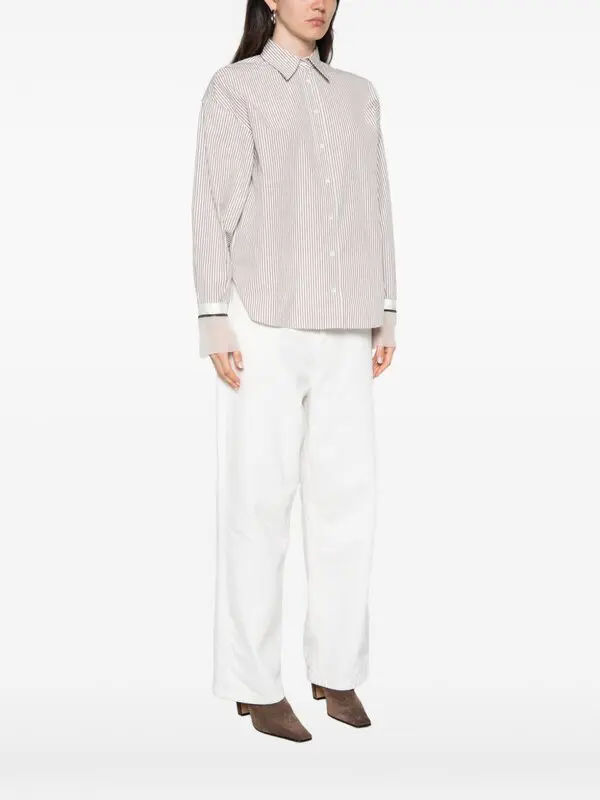 Brunello Cucinelli Cotton Shirt - Multicolor