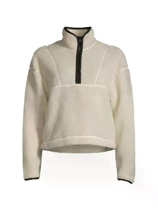CASALL Fleece Quarter-zip Sweater