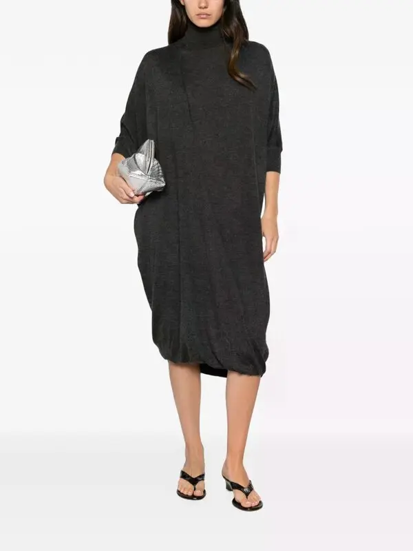 PETAR PETROV Roll-neck Midi Dress