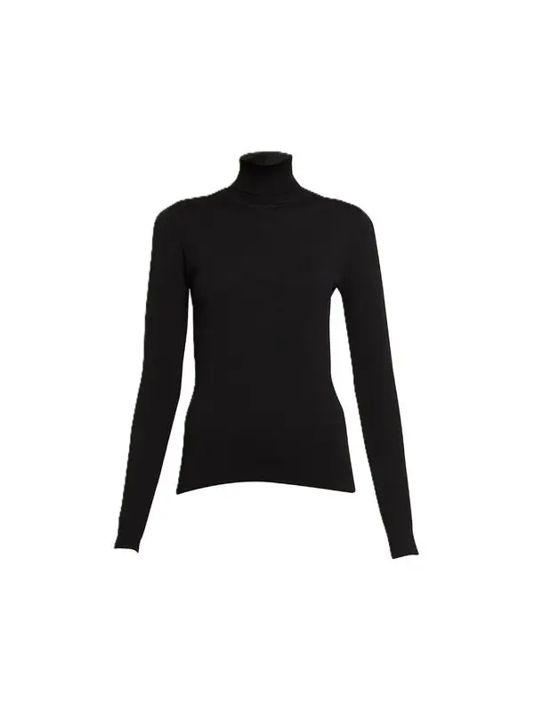 Gabriela Hearst Costa Knit Turtleneck - Black