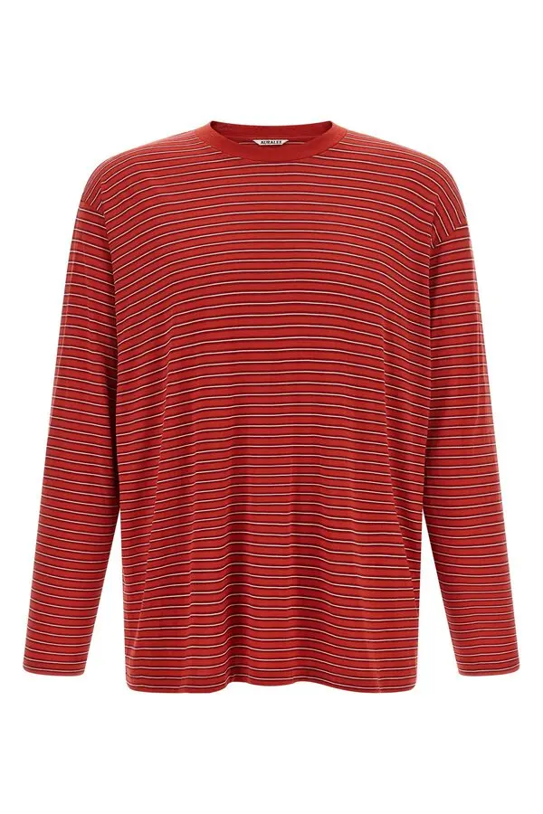 Auralee Striped Sweater