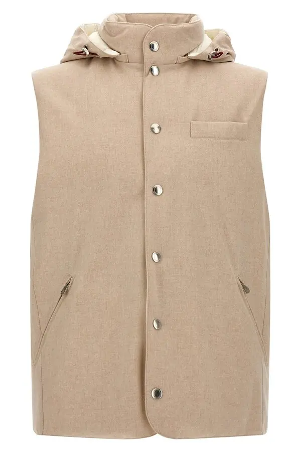 Brunello Cucinelli Flannel Vest