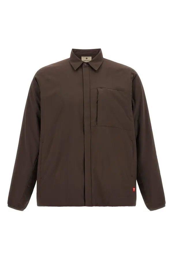 SNOW PEAK Flexible Insulated' Shirt - Brown