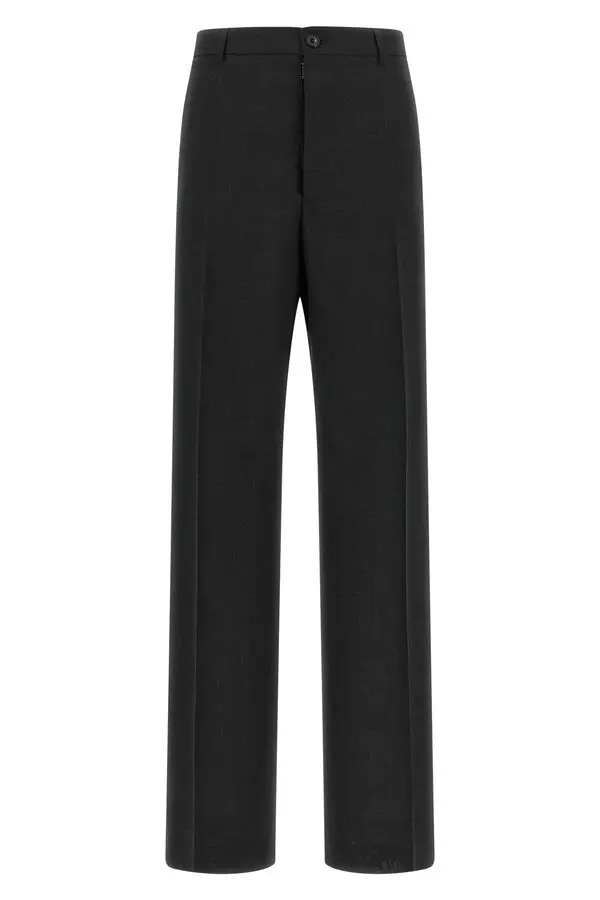 MAISON MARGIELA Four Stitches' Wool Pants - Gray