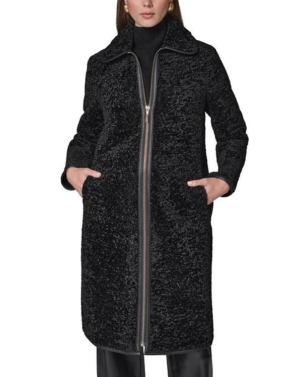 Dkny Walker Faux Fur Coat