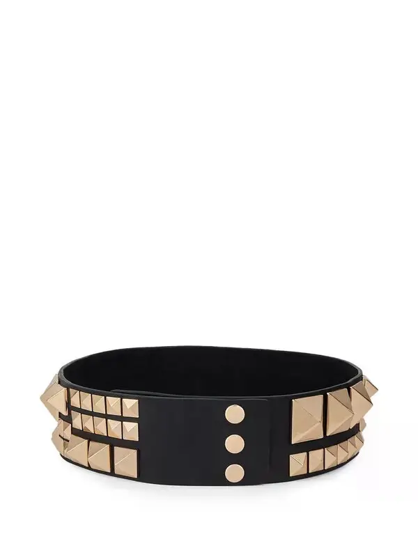 KAT MACONIE Sam Pyramid-stud Leather Belt
