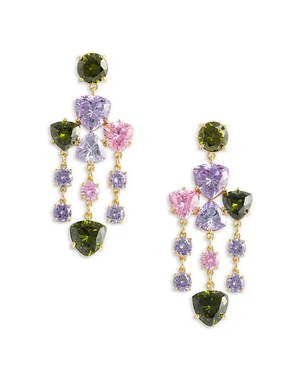 SELF-PORTRAIT Crystal Drop Earrings