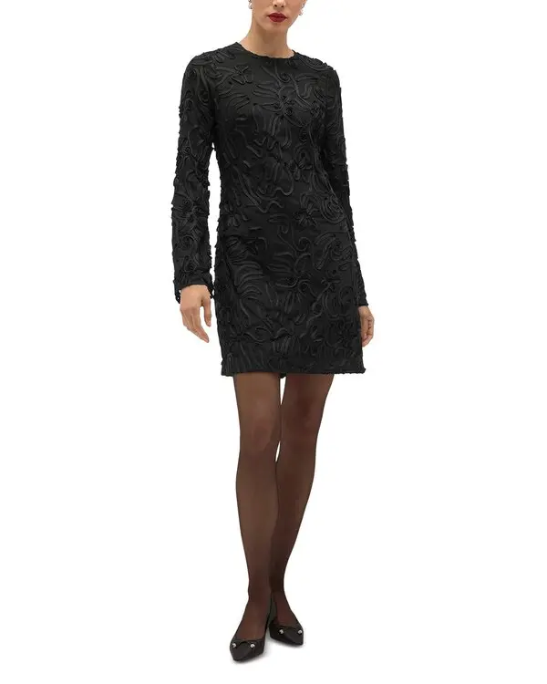 HOBBS LONDON Rutherford Textured Mini Dress