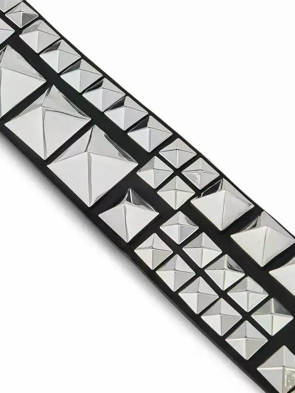 KAT MACONIE Sam Pyramid-stud Leather Belt