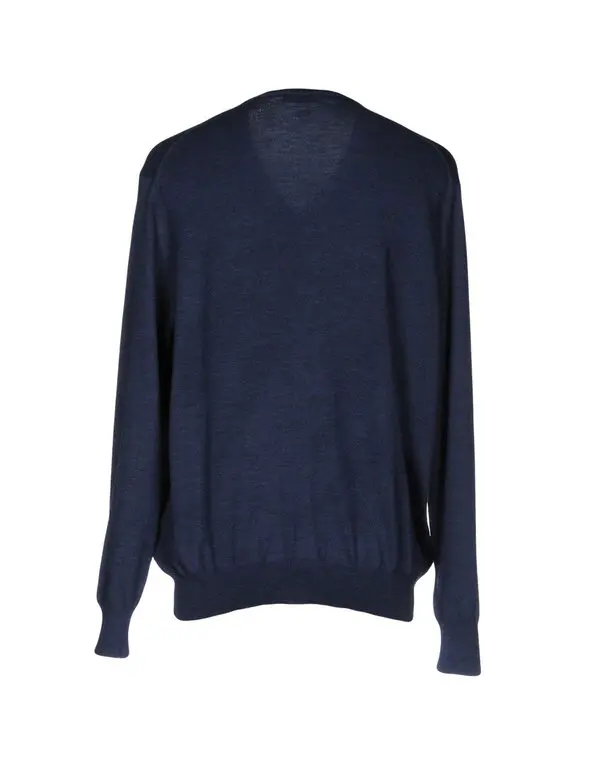 GRAN SASSO Sweater Charcoal Size Virgin Wool - Blue