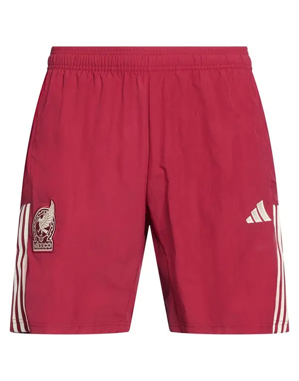 Adidas Shorts & Bermuda Shorts Burgundy Size Recycled Polyamide