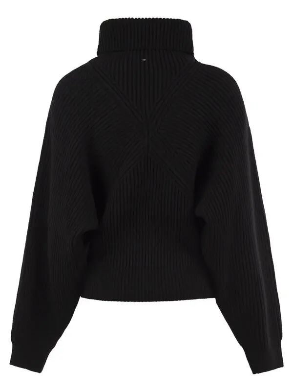 Sportmax Spscinto Ribbed High-neck Jumper