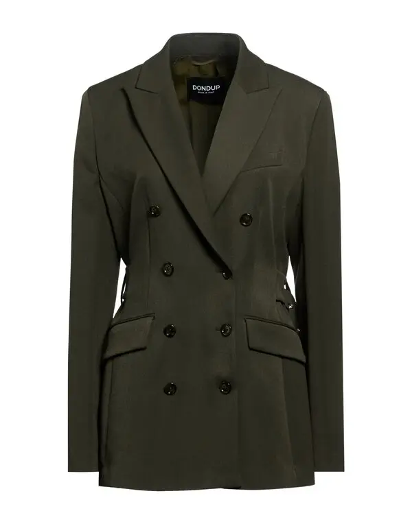 DONDUP Blazer Military Size Polyester, Viscose, Elastane