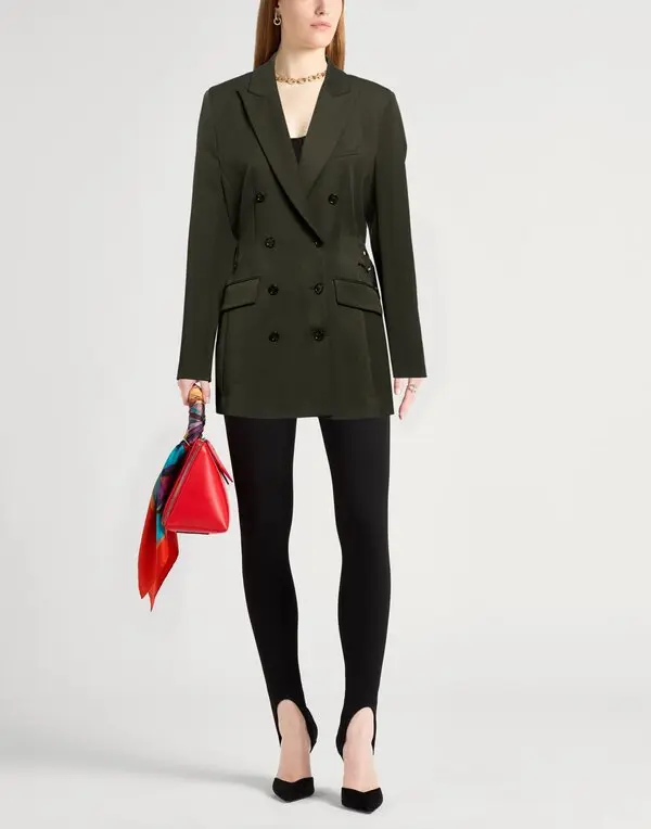 DONDUP Blazer Military Size Polyester, Viscose, Elastane