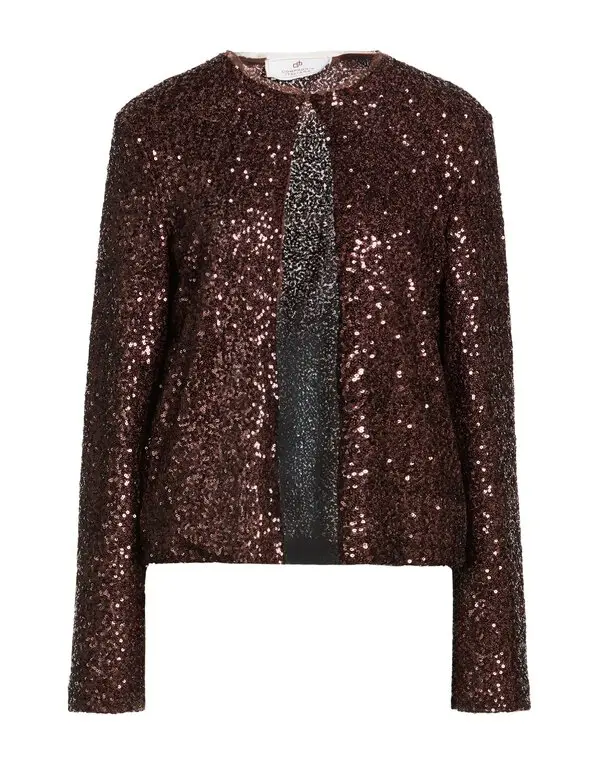 COMPAGNIA ITALIANA Jacket Size Polyester, Elastane