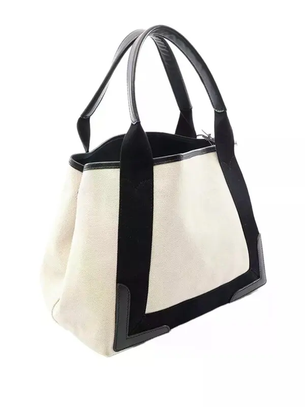Balenciaga 2018-2026 Canvas Navy Cabas S Tote Bag