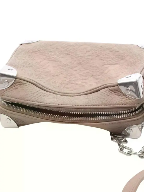 LOUIS VUITTON 2000-2026 Monogram Empreinte Mini Soft Trunk Satchel